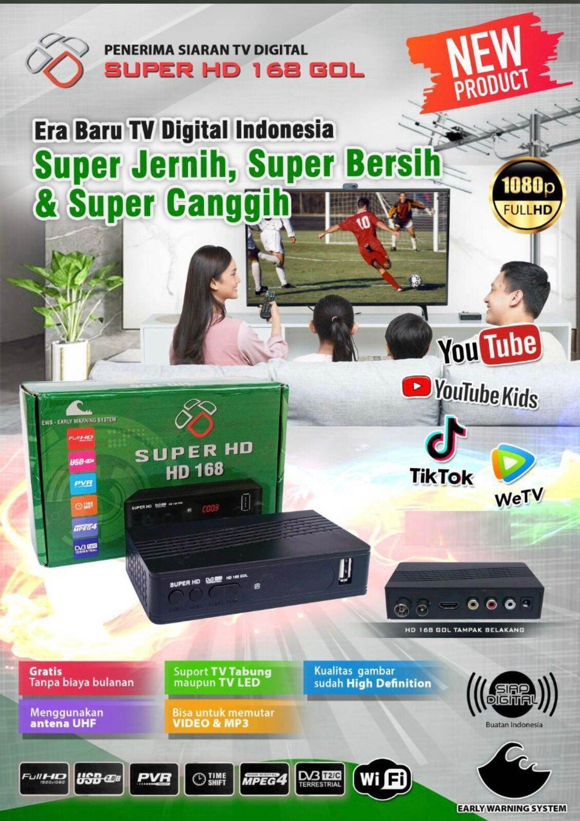 TERMURAH- STB Set Top Box Super HD Siaran Tv Digital DVB T2 TV Tabung ...