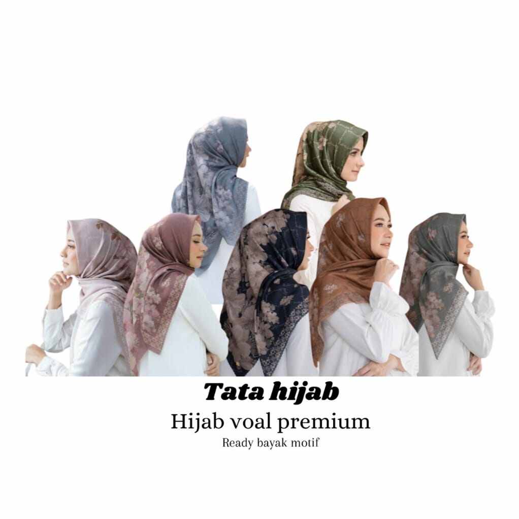 QUEEN BEE SERIES ORIGINAL KERUDUNG SEGI EMPAT VOAL | Lazada Indonesia