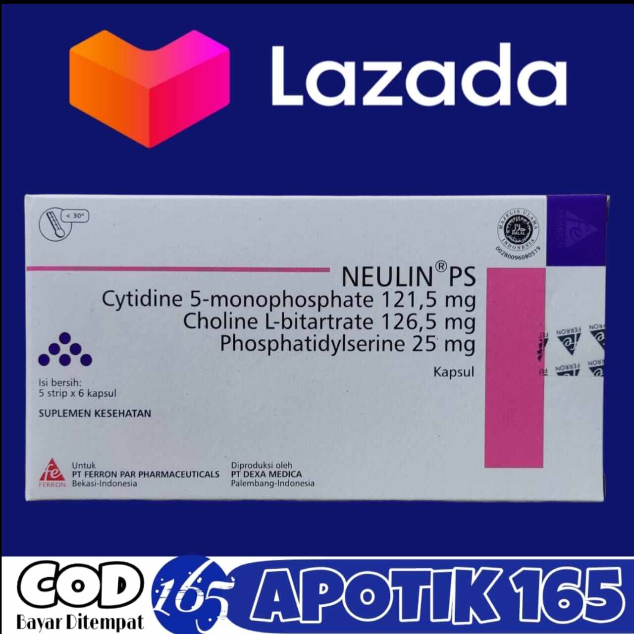 Neulin-PS - 30 kapsul | Lazada Indonesia