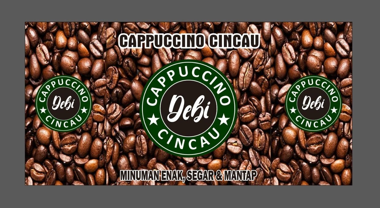 Spanduk Jualan Cappucino Cincau / Benner Capcin / Bisa Request Desain ...
