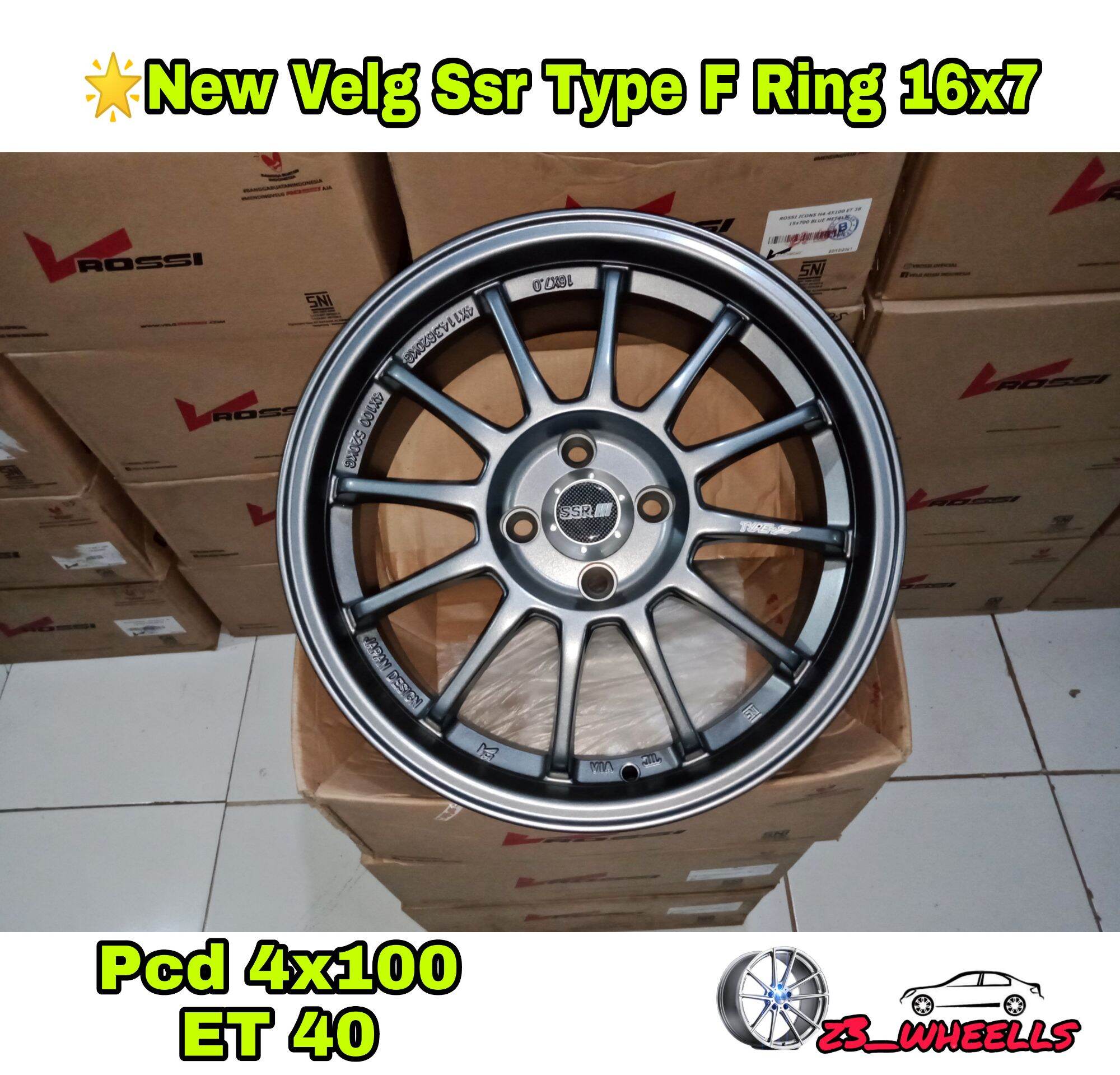 Velg Ssr Type F Ring 16 Lebar 7 Pcd 4x100 Et 40 | Lazada Indonesia