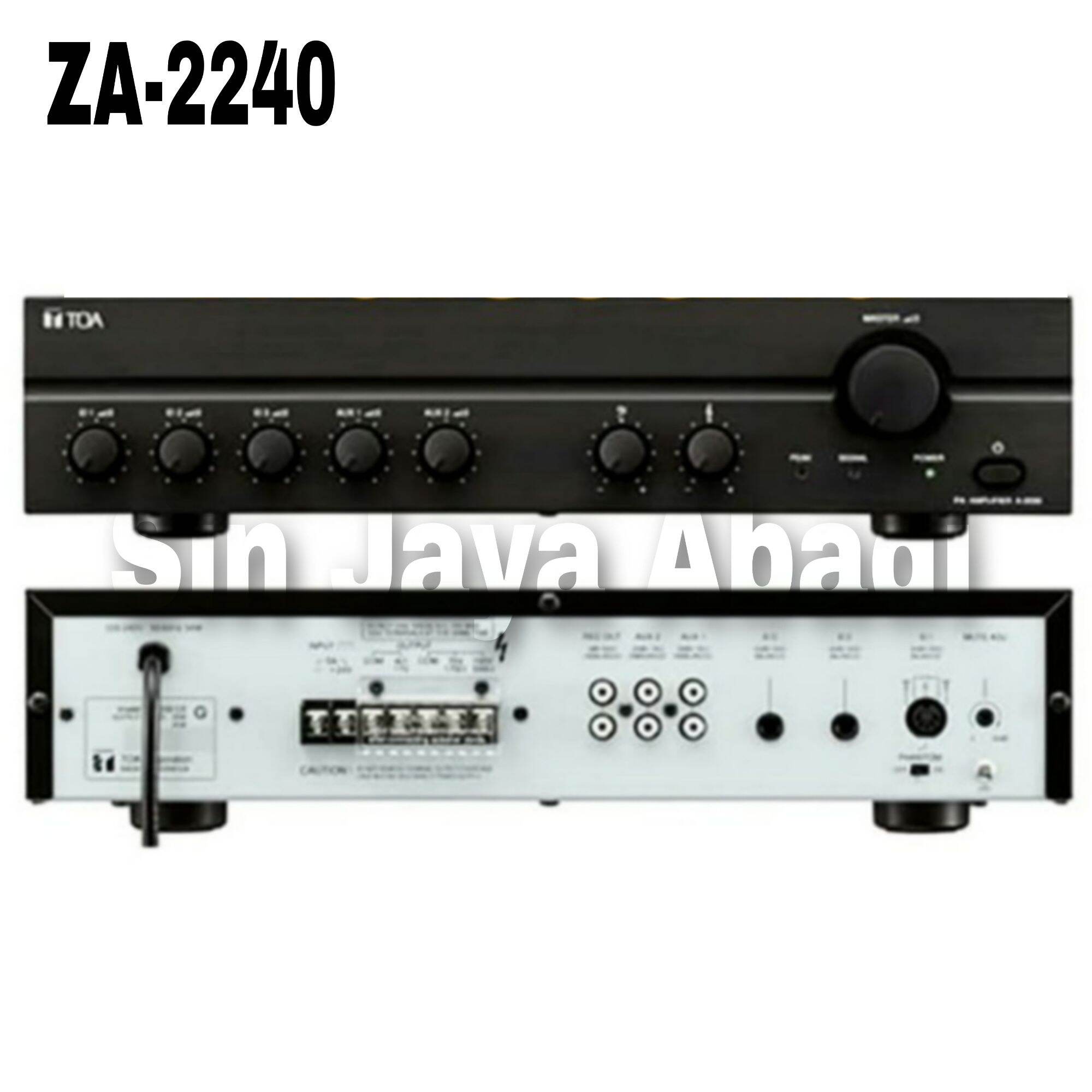 Amplifier TOA ZA-2240 (240 Watt) ZA 2240 ORIGINAL | Lazada Indonesia