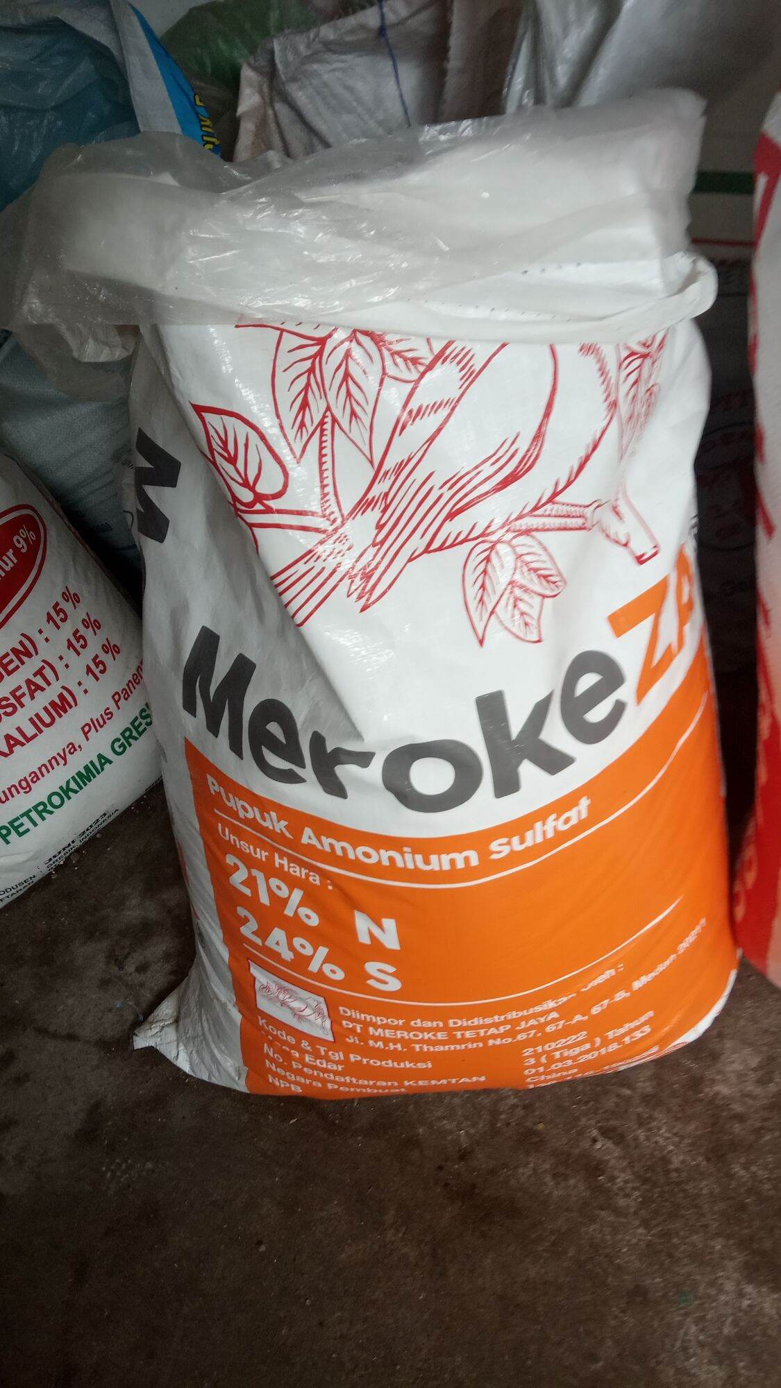 Pupuk ZA Meroke Repack 1kg | Lazada Indonesia