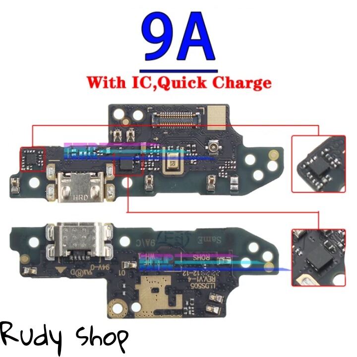 Konektor Charger Papan Cas Xiaomi redmi 9A Original 100% Ic Smart Fast ...