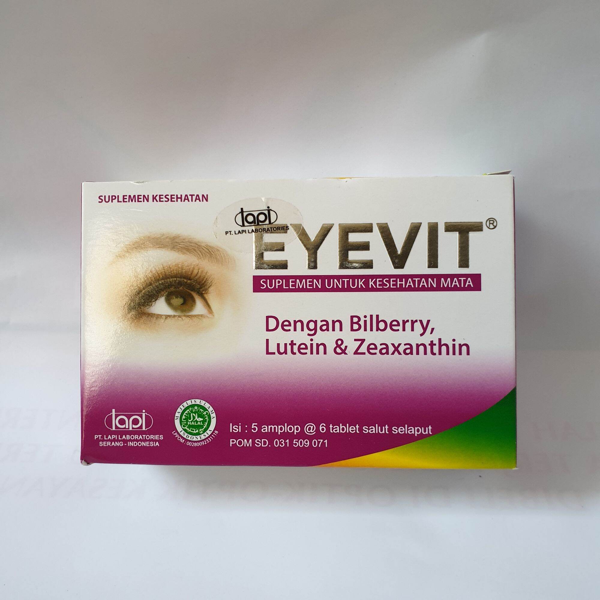EYEVIT - VITAMIN MATA ISI 30 TABLET ( BOX ) | Lazada Indonesia