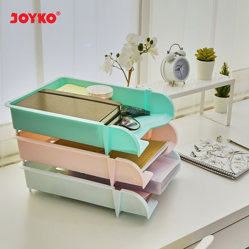 JOYKO Document Tray DT-900-3T Wadah Dokumen Rak 3 Tingkat Paper ...