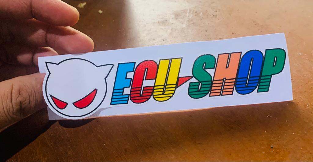 Sticker Ecu Shop Warna | Lazada Indonesia