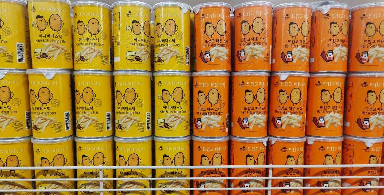 Master Kim Honey Butter Potato Stick Kaleng 70gr | Lazada Indonesia
