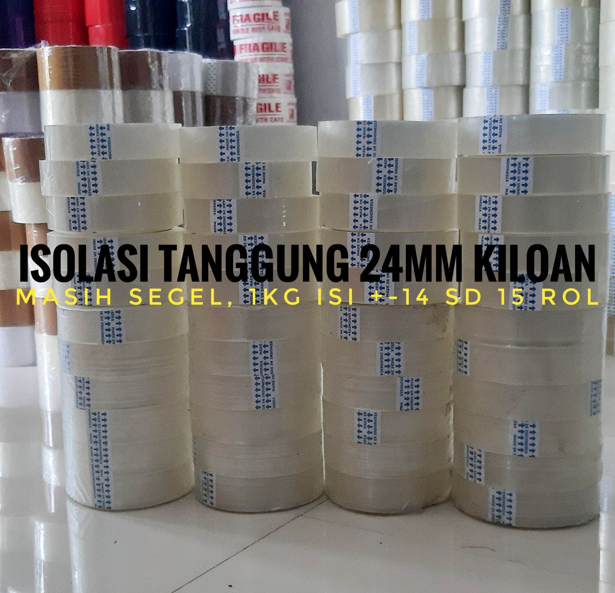 Isolasi Bening 12mm dan 24mm Curah Kiloan | Lazada Indonesia