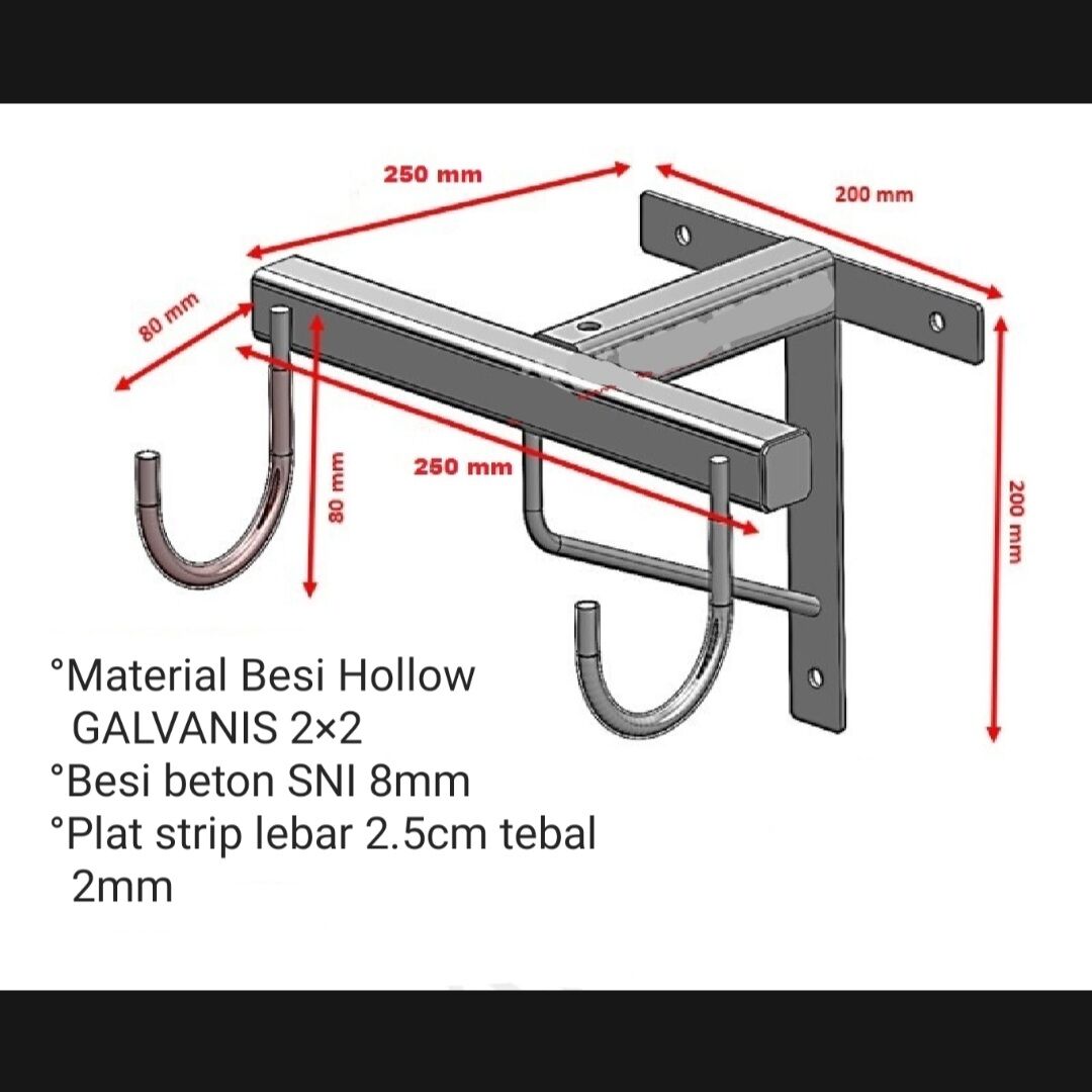 Gantungan Sepeda Tempel Dinding | Lazada Indonesia