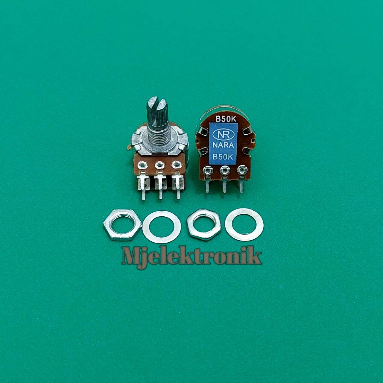 Potensio mono B50K klik 15mm for audio Amplifier potensiometer | Lazada ...