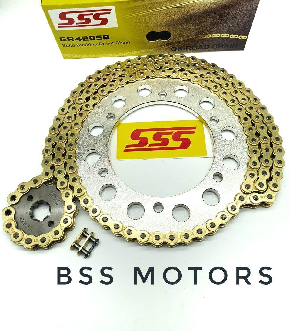 Gir/Gear Set SSS SB 428 H Yamaha R15 V3 , MT15 , Vixion R , R15 VVA ...