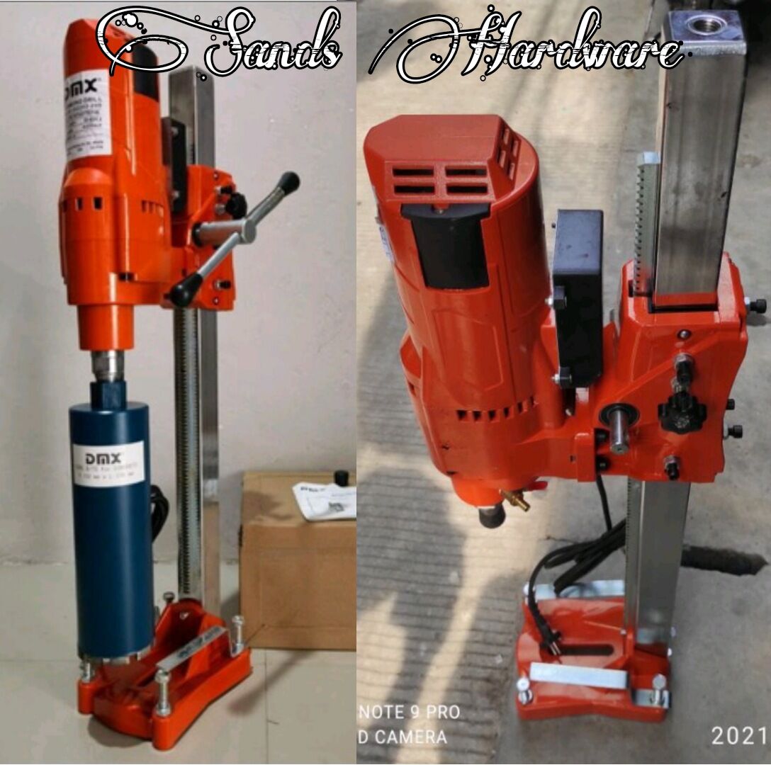 Mesin bor coring beton dan aspal DMX 8" Inch plus mata coring 1"2 ...