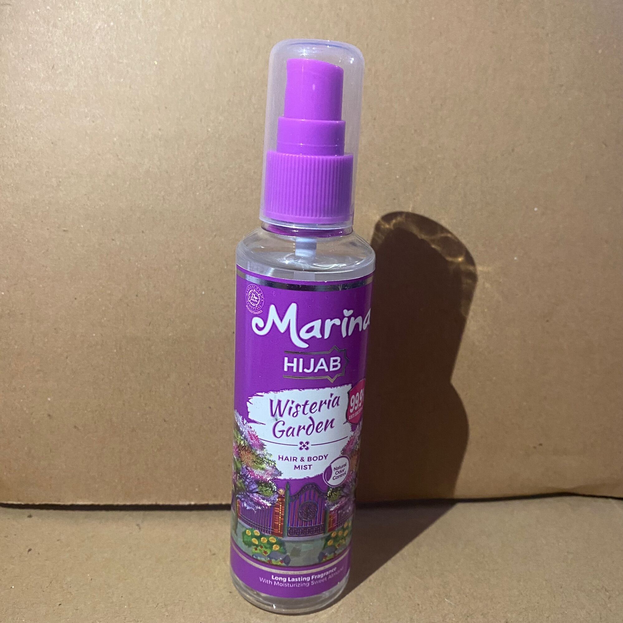 Marina Hair & Body Mist Wisteria Garden Ungu 100ml (Parfum Wanita bisa ...