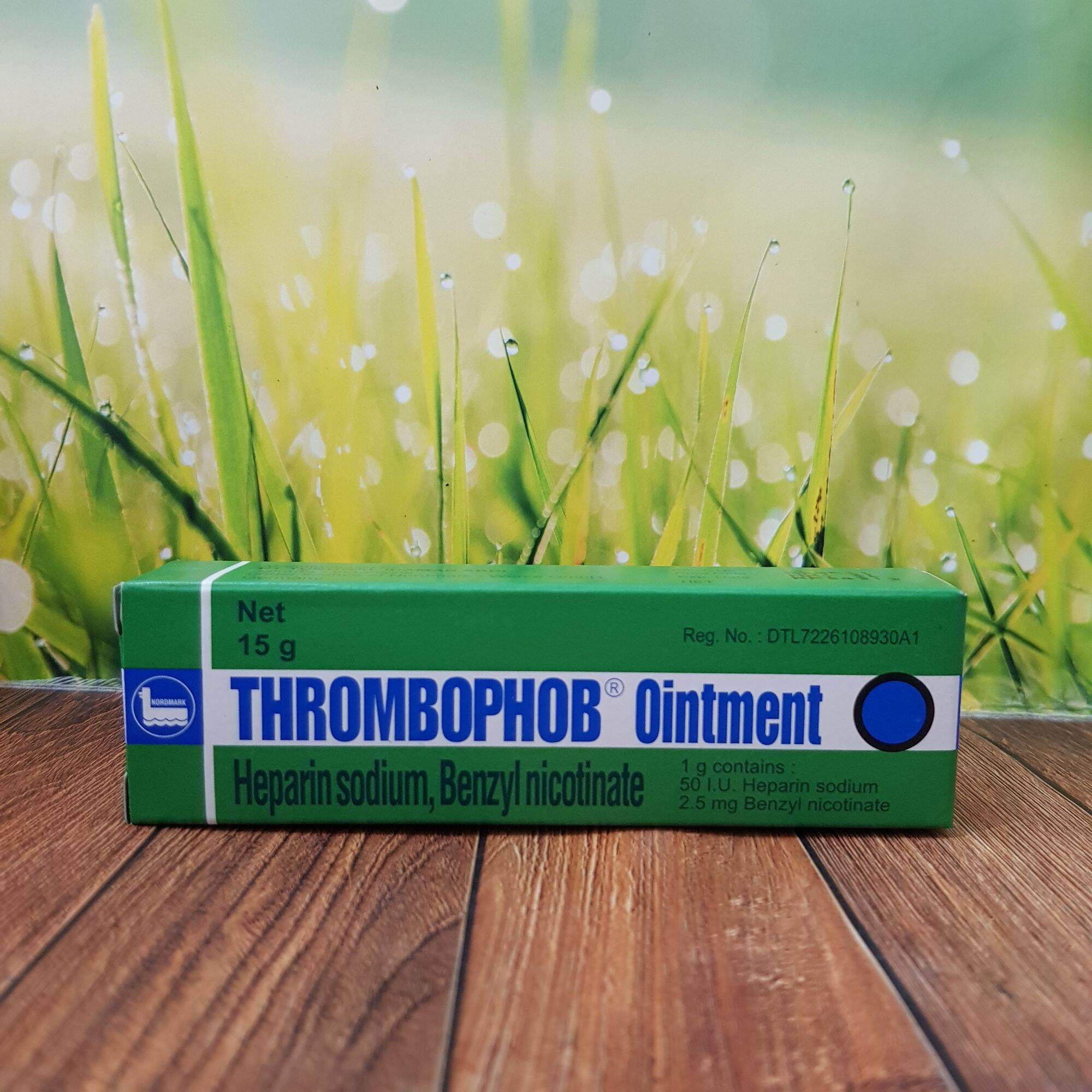 Thrombophob Ointment 15gr - Heparin Sodium / anti pembekuan darah ...