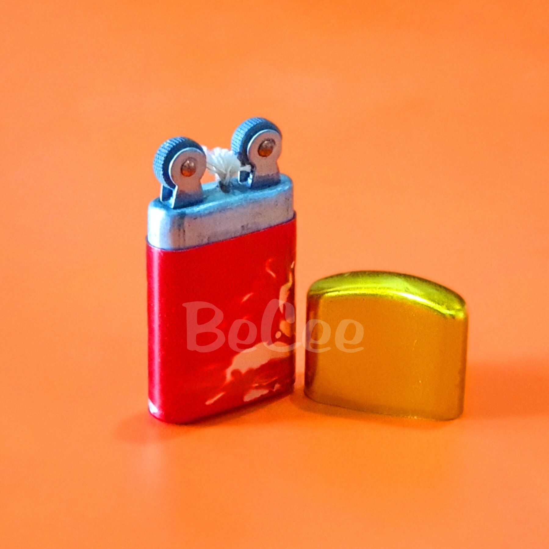 Korek Api Unik Jadul Sumbu Minyak Dua Roda Api Elegan Dan Simple ...