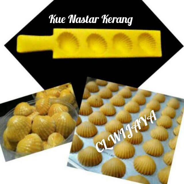 CETAKAN KUE NASTAR KETOK KERANG / KUE KERING MODEL KERANG | Lazada ...
