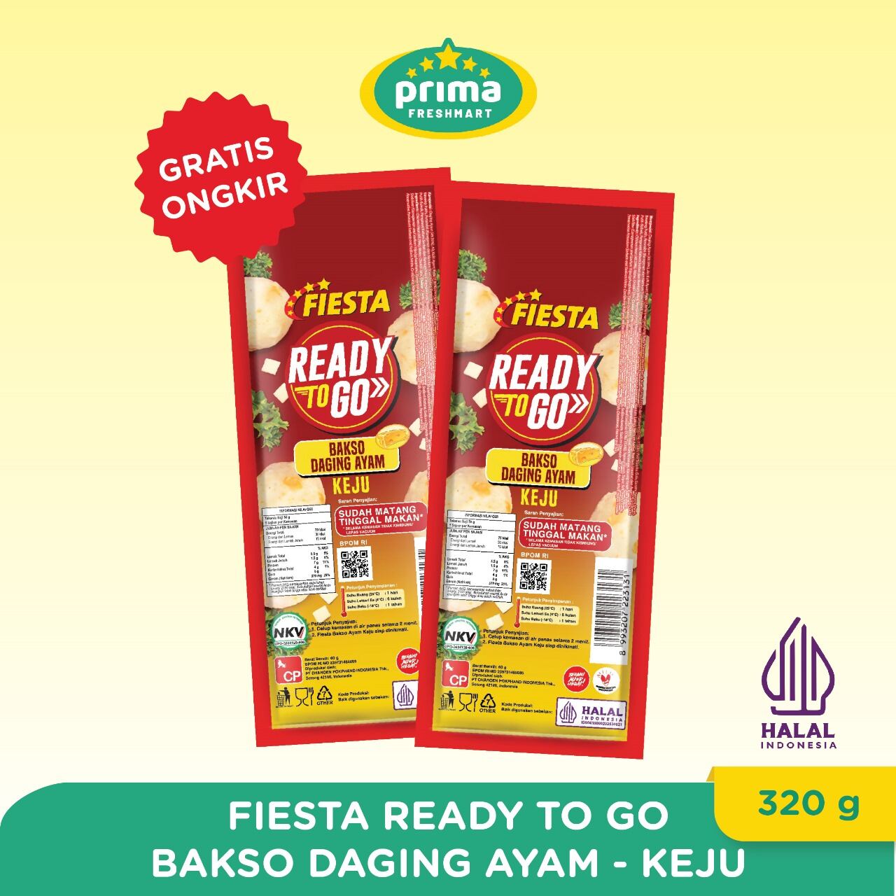 FIESTA READY TO GO BAKSO KEJU 60 GR (6 PCS) | Lazada Indonesia