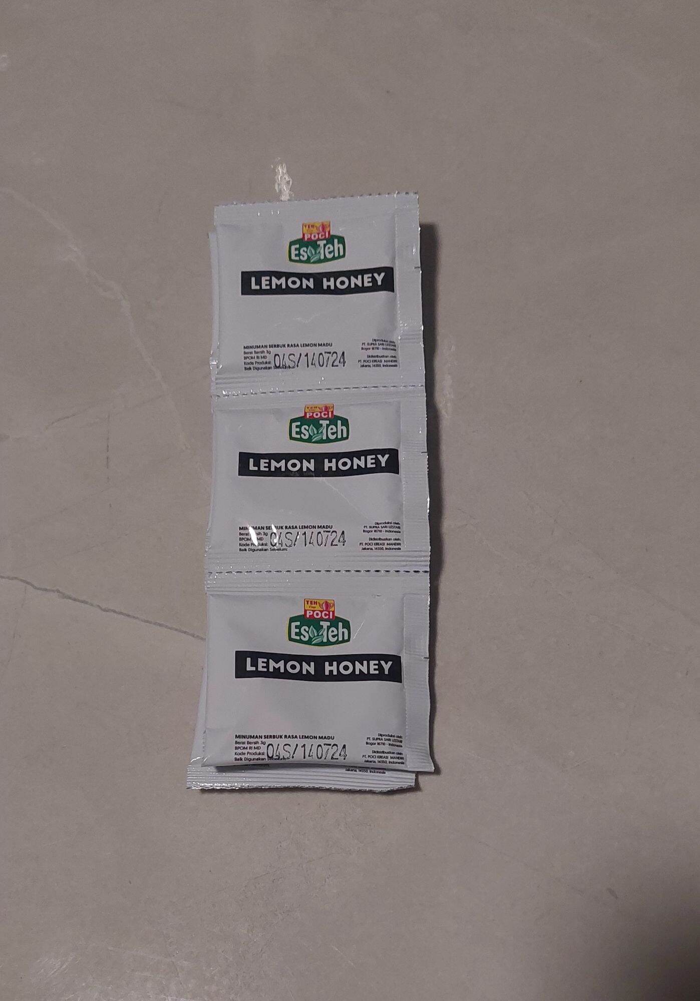 perasa teh poci campuran teh poci lemon honey mix poci rasa lemon honey ...