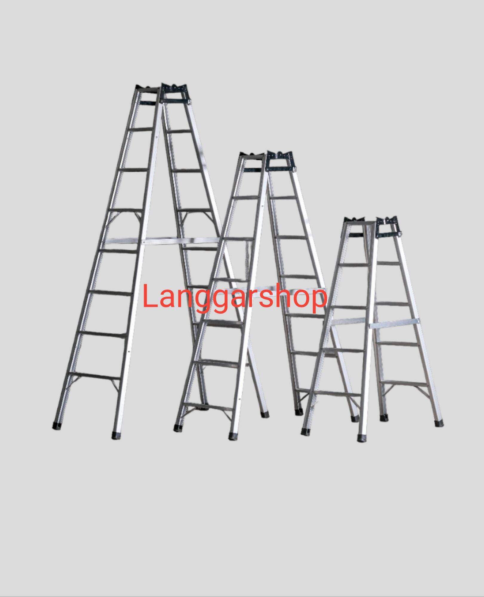 promo tangga lipat alumunium 200cm ati patah/tangga multipungsi ...