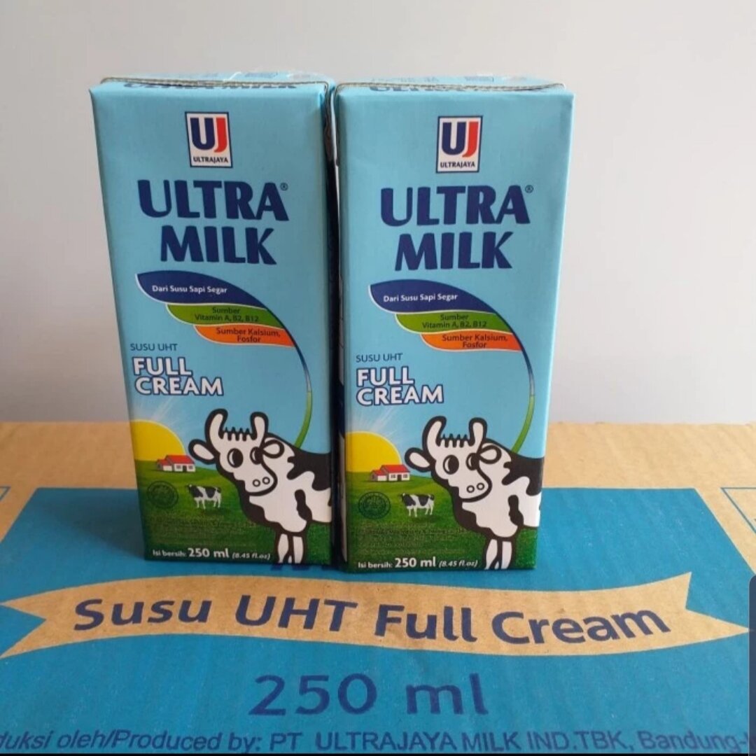 Susu Ultra Milk UHT Full Cream 250 ML | Lazada Indonesia