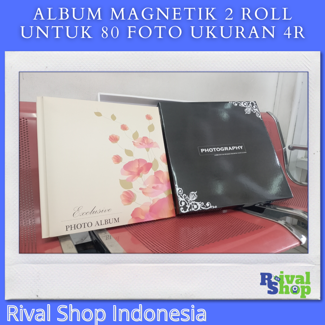 Album Magnetik Premium 2 Roll 60 Foto 4R / Album Jumbo Magnetik ...