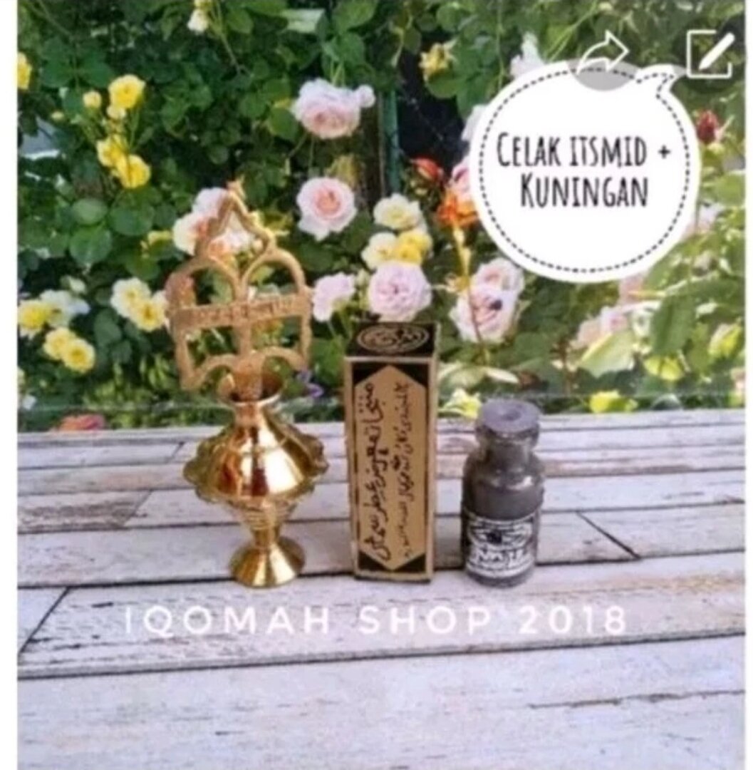 Celak itsmid kohl noor dan wadah kuningan | Lazada Indonesia