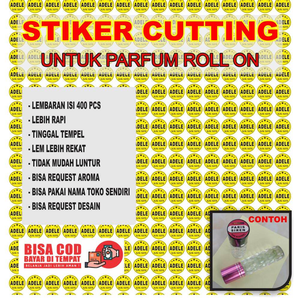 stiker cutting / stiker parfum | Lazada Indonesia