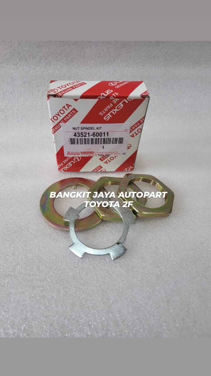 NUT SPINDLE KIT HARTOP 2F NUT AXLE KIT 2F 43521-60011 | Lazada Indonesia
