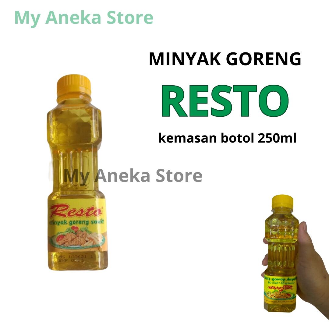 Minyak goreng RESTO botol 250 ML /RESTO / Minyak murah promo | Lazada Indonesia