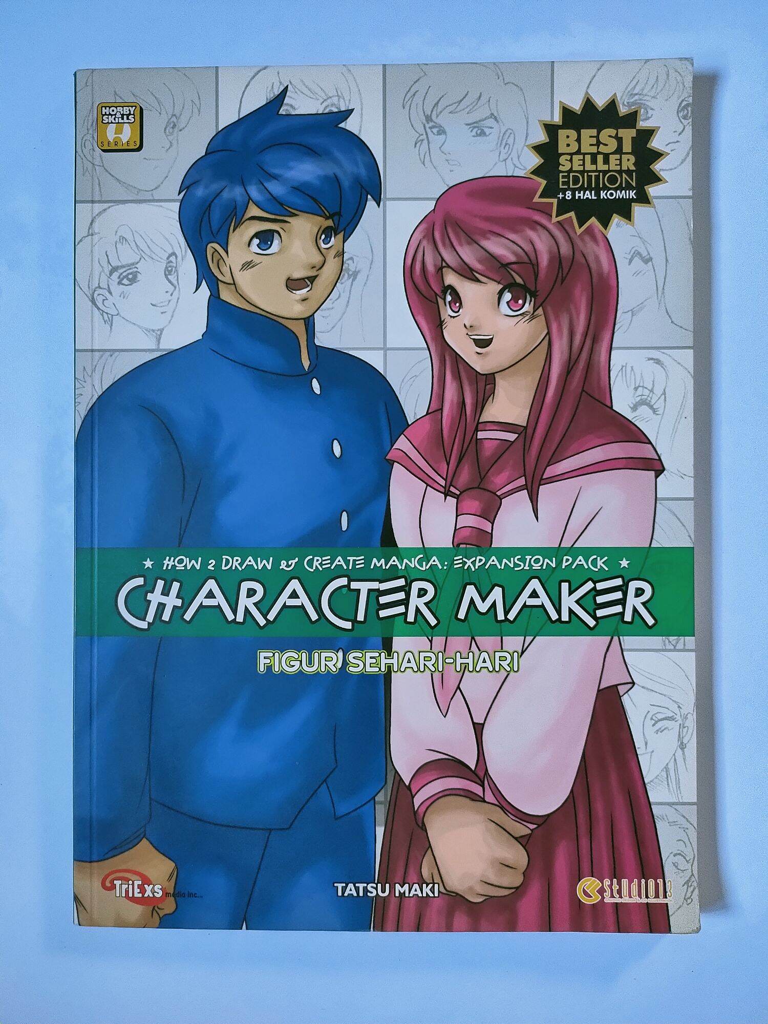 buku hobi desain best seller original. character maker, figur sehari ...