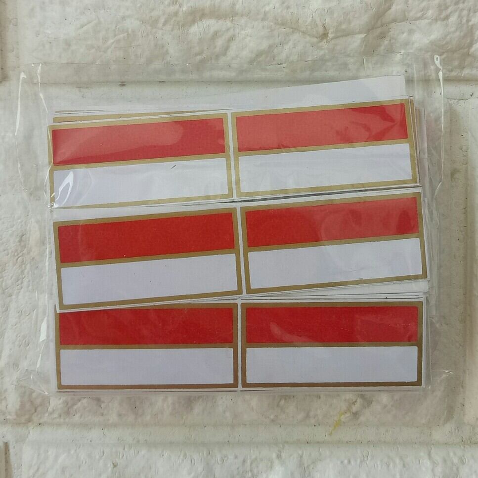 Atribut Stiker Bendera Merah Putih | Lazada Indonesia