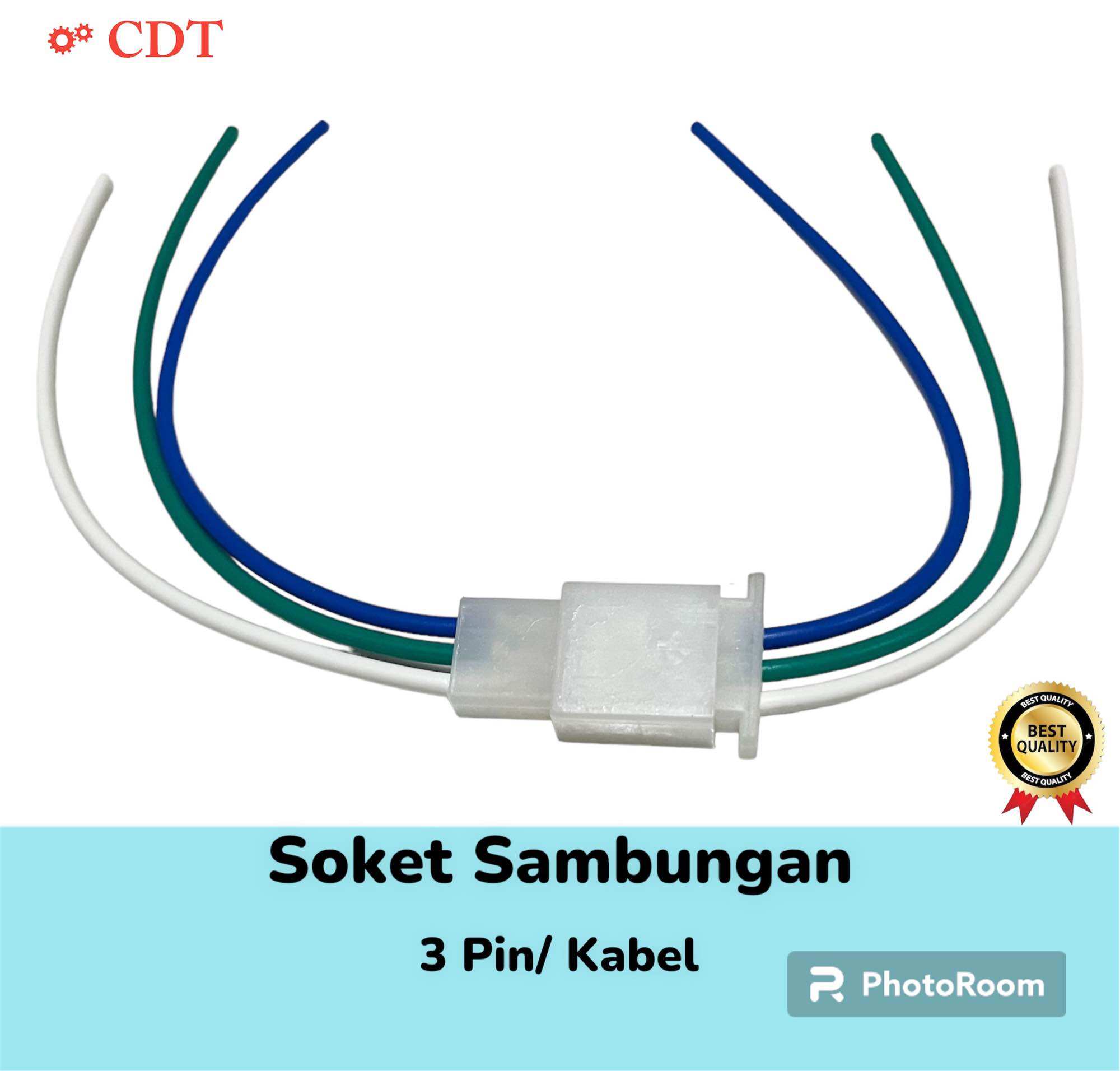 Socket Sambungan Terminal Kabel Jantan Betina 2 PIN 3 PIN 4 PIN SOKET ...