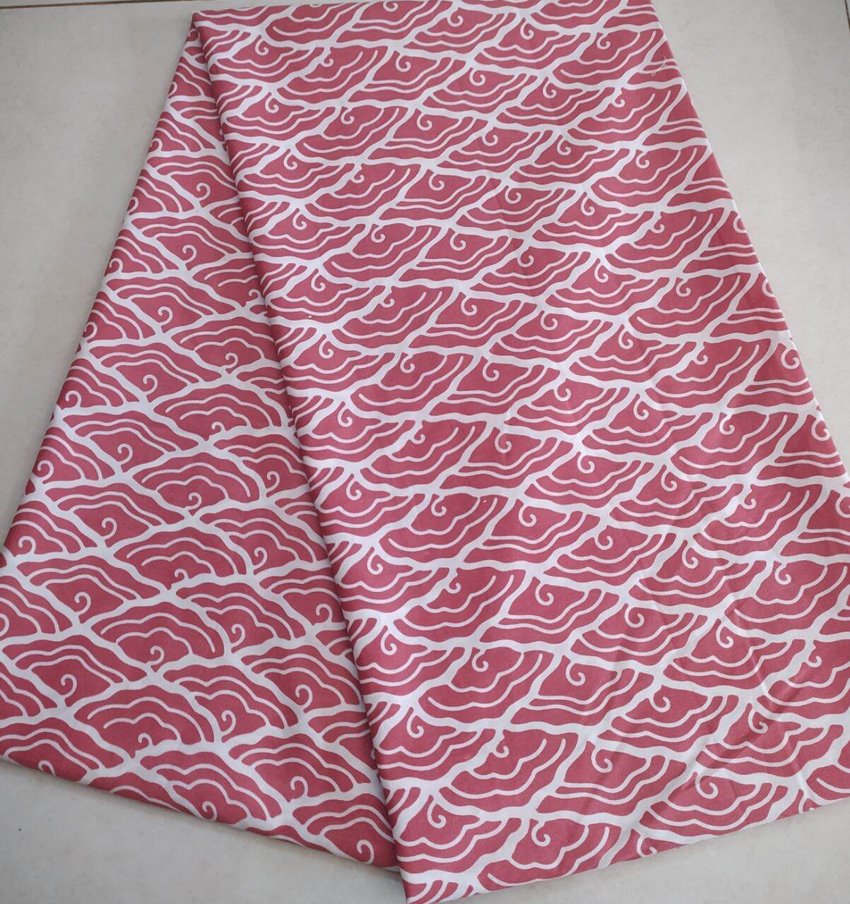 KAIN BATIK WARNA PINK DUSTY SOFT BATIK TRR 2X1 METER | Lazada Indonesia