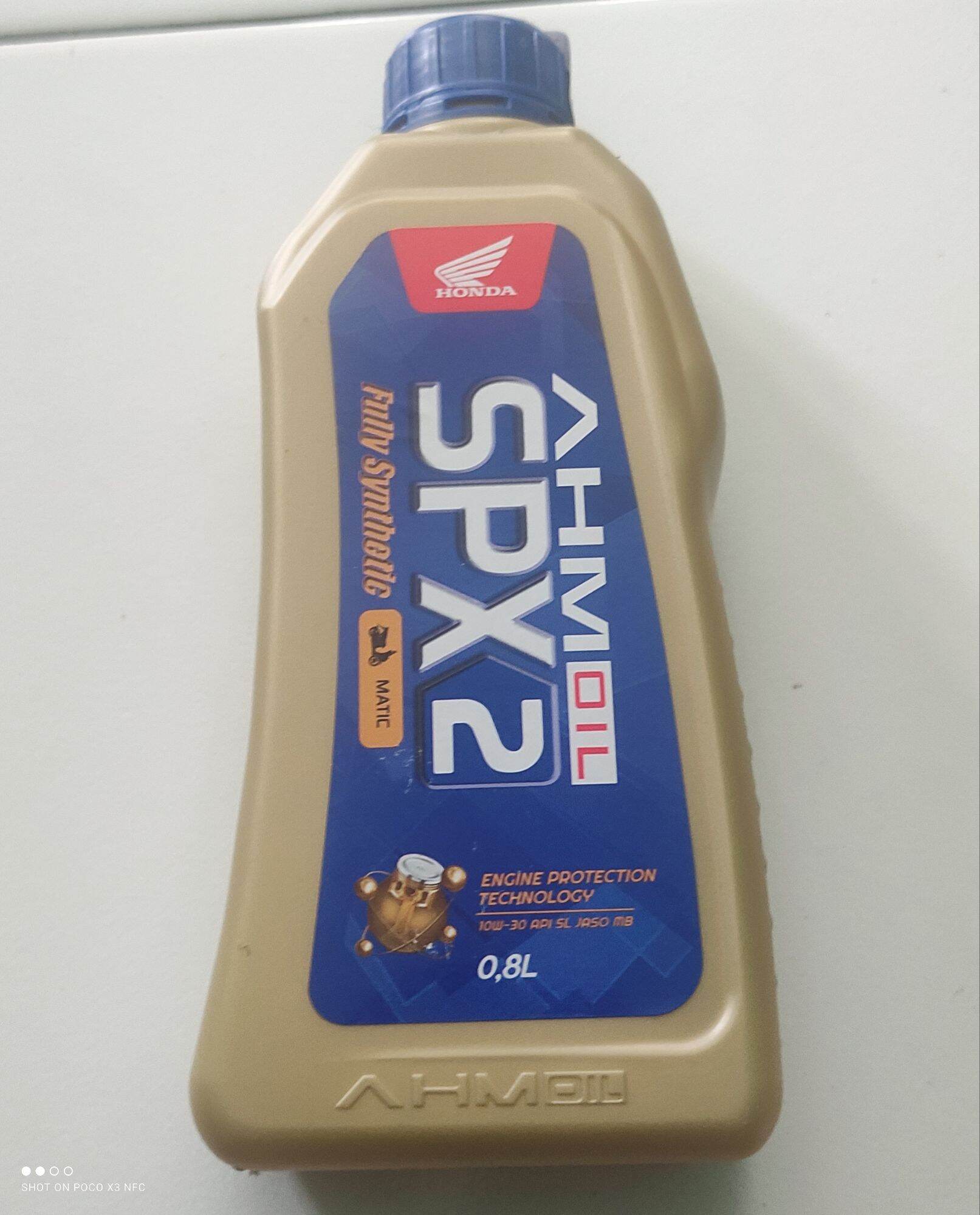 DIJUAL 2 BOTOL OLI SPX 2 AHM OIL VOLUME 800ML PROMO MURAH ORIGINAL ...