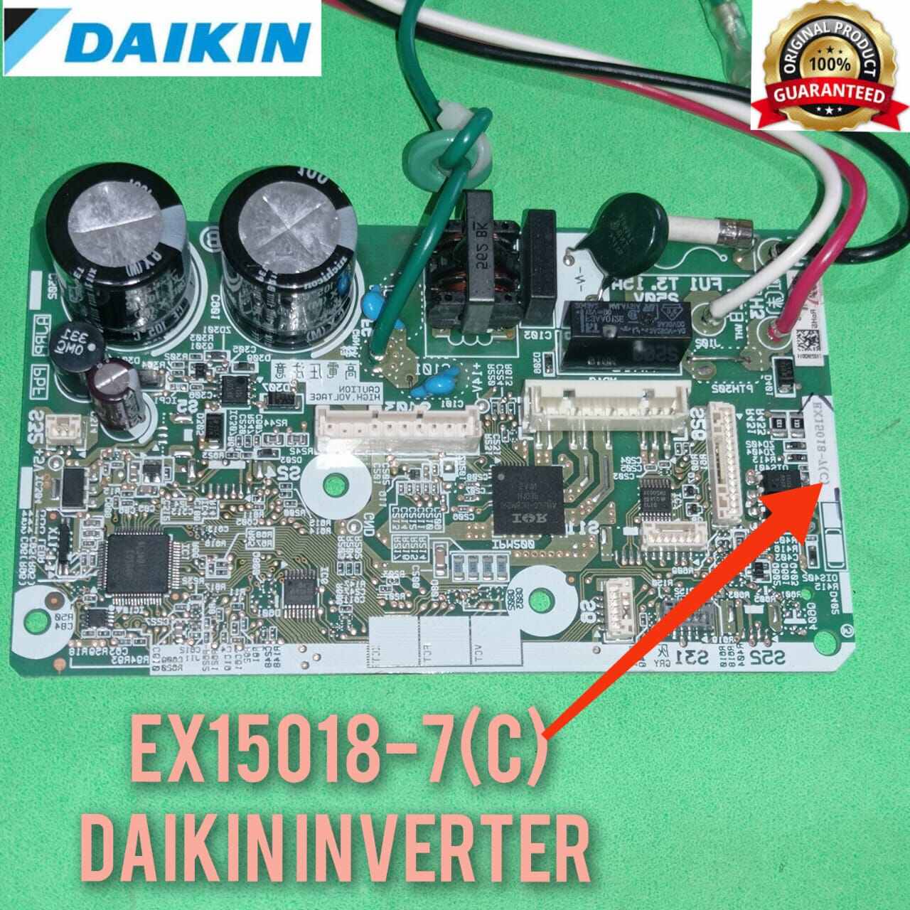 MODUL PCB CONTROLLER INDOOR AC DAIKIN INVERTER THAILAND EX15018- 7(c ...