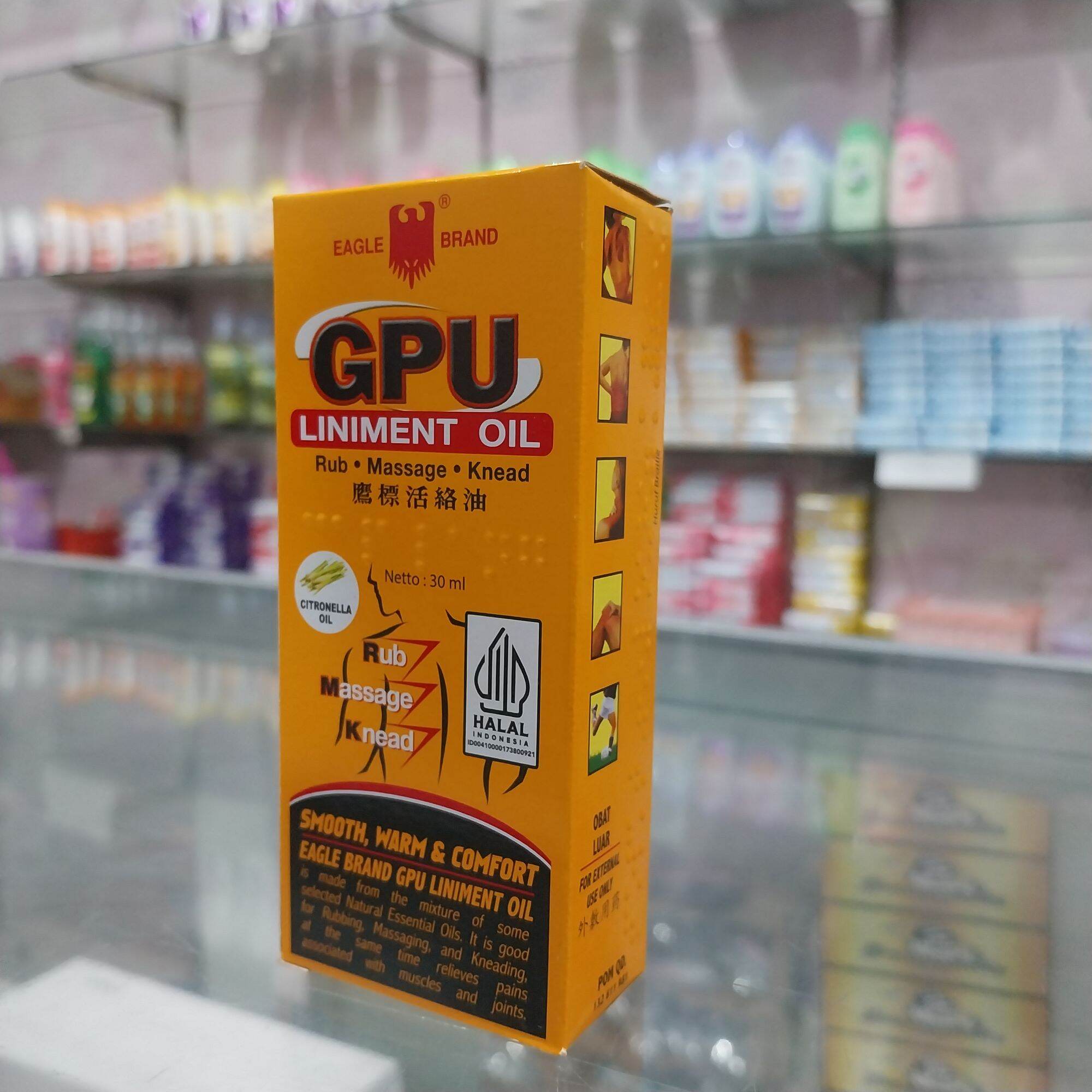 GPU minyak urut gosok pijat cap lang 30mL | Lazada Indonesia
