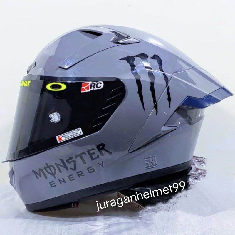 Helm Full face Alv Genesis Paket Ganteng Monster | Lazada Indonesia