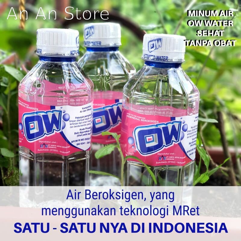 OW Water [3 botol] / Air Minum berOksigen / Air Kesehatan | Lazada ...