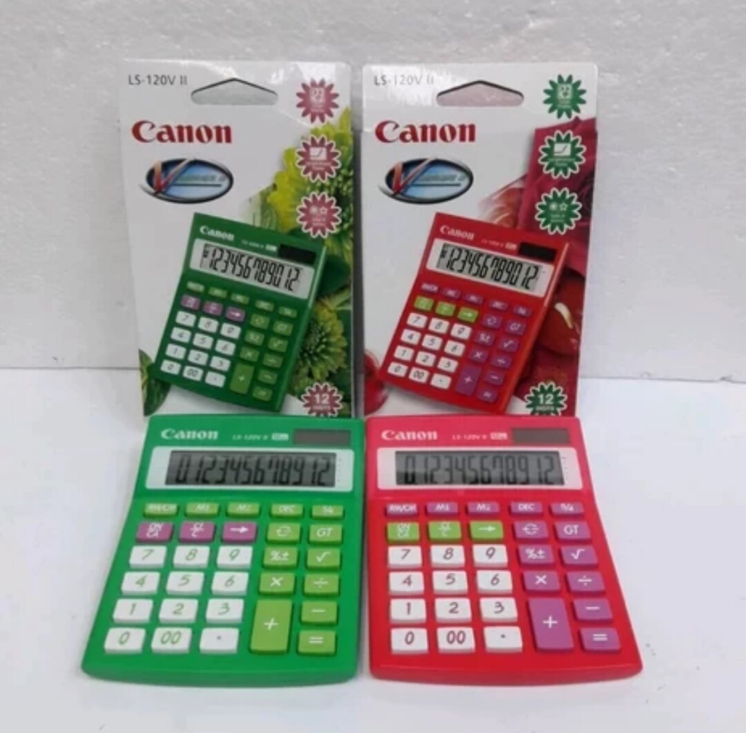 CANON KALKULATOR 12 DIGIT LS 120 V II BASIC CALCULATOR | Lazada Indonesia