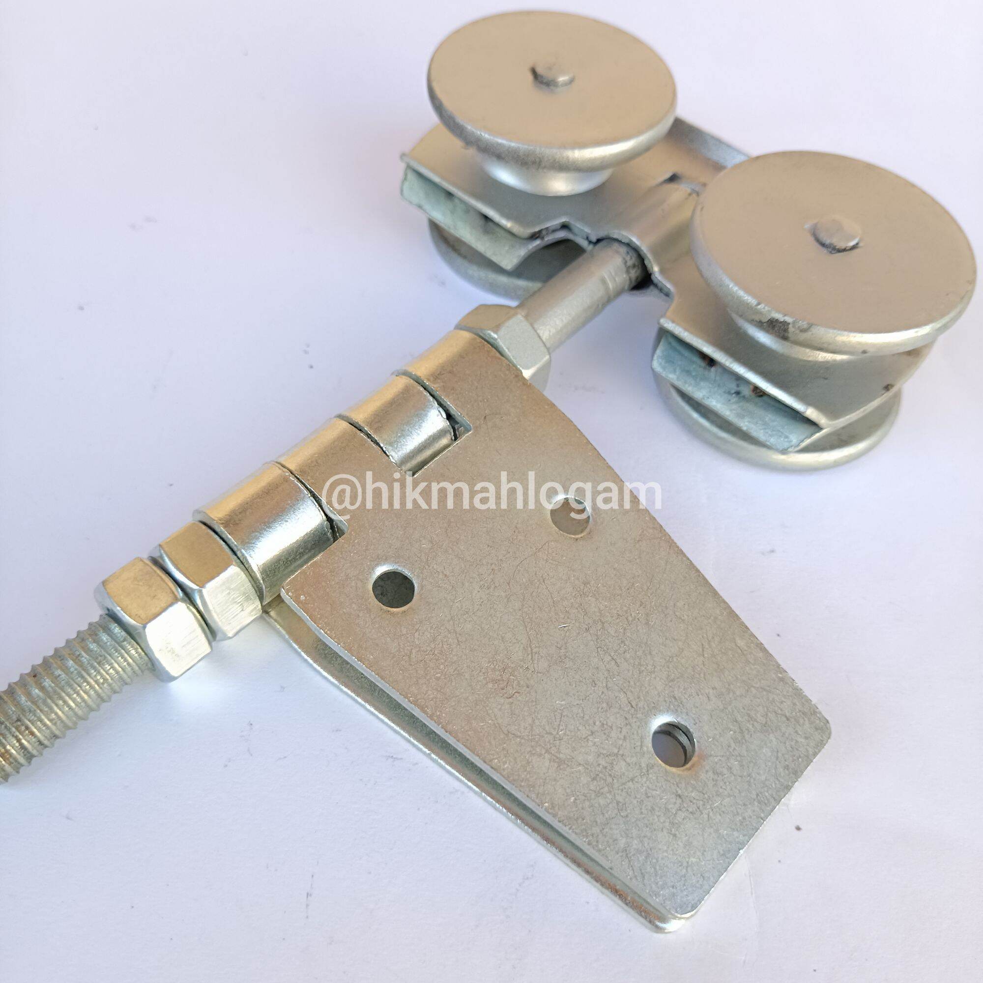 (1 SET) Engsel Henderson Type Kupu Roda Double | Roda Atas | Engsel ...