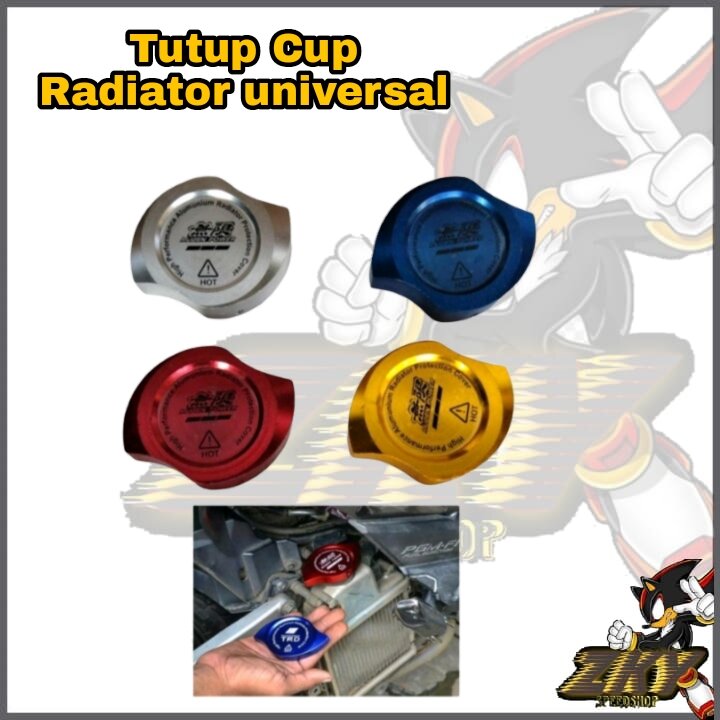 Cover Radiator Cap Kap Tutup Radiator Mugen Full CNC Vario PCX Nmax ...