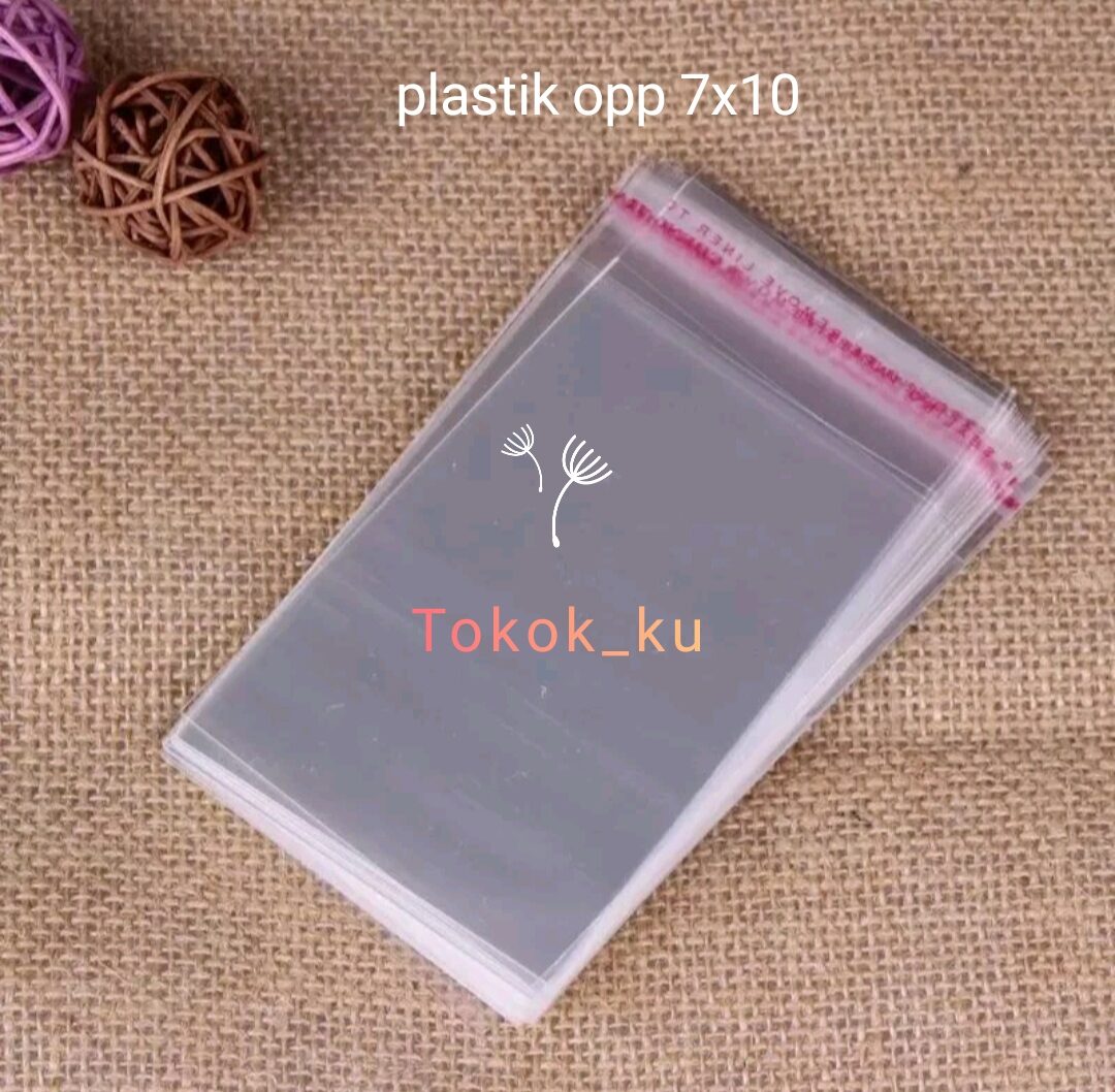 plastik opp 7x15 / plastik uang/ plastik risol isi 50 lembar | Lazada ...