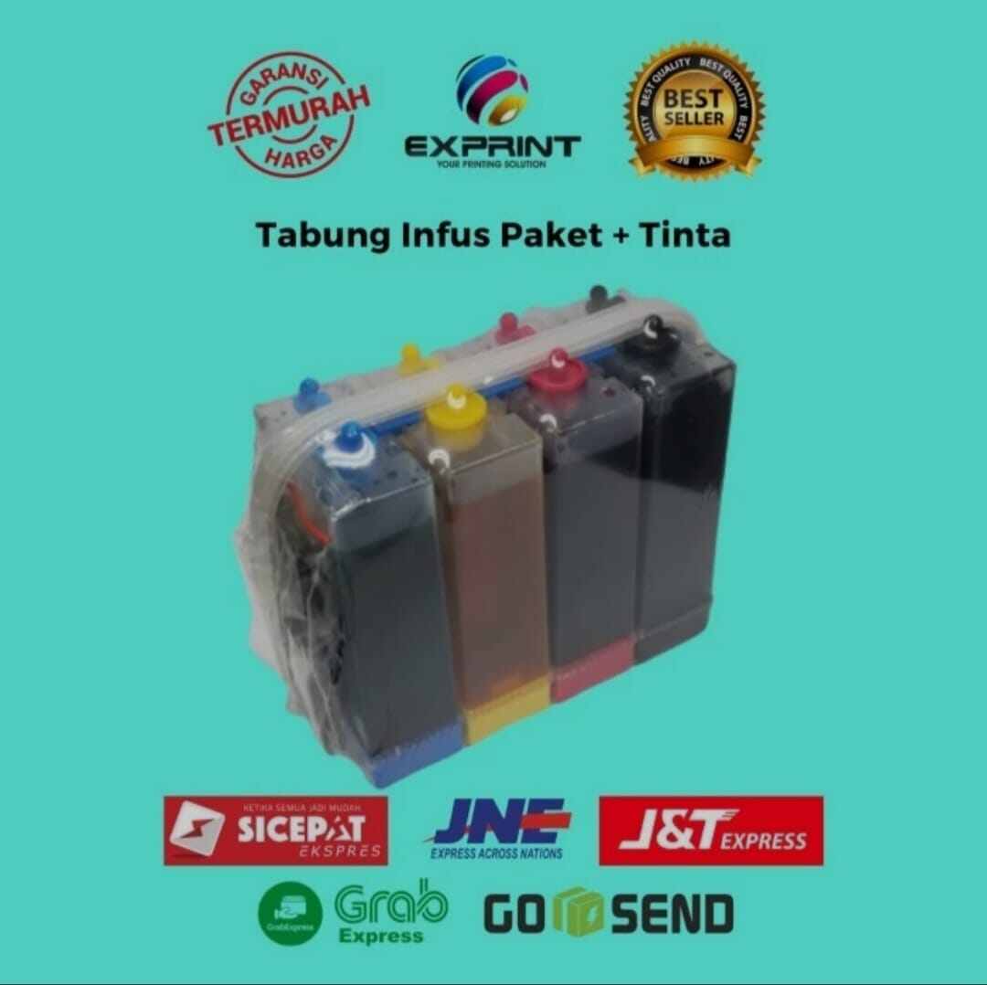 Tabung Modif printer + Tinta 4 Warna | Lazada Indonesia