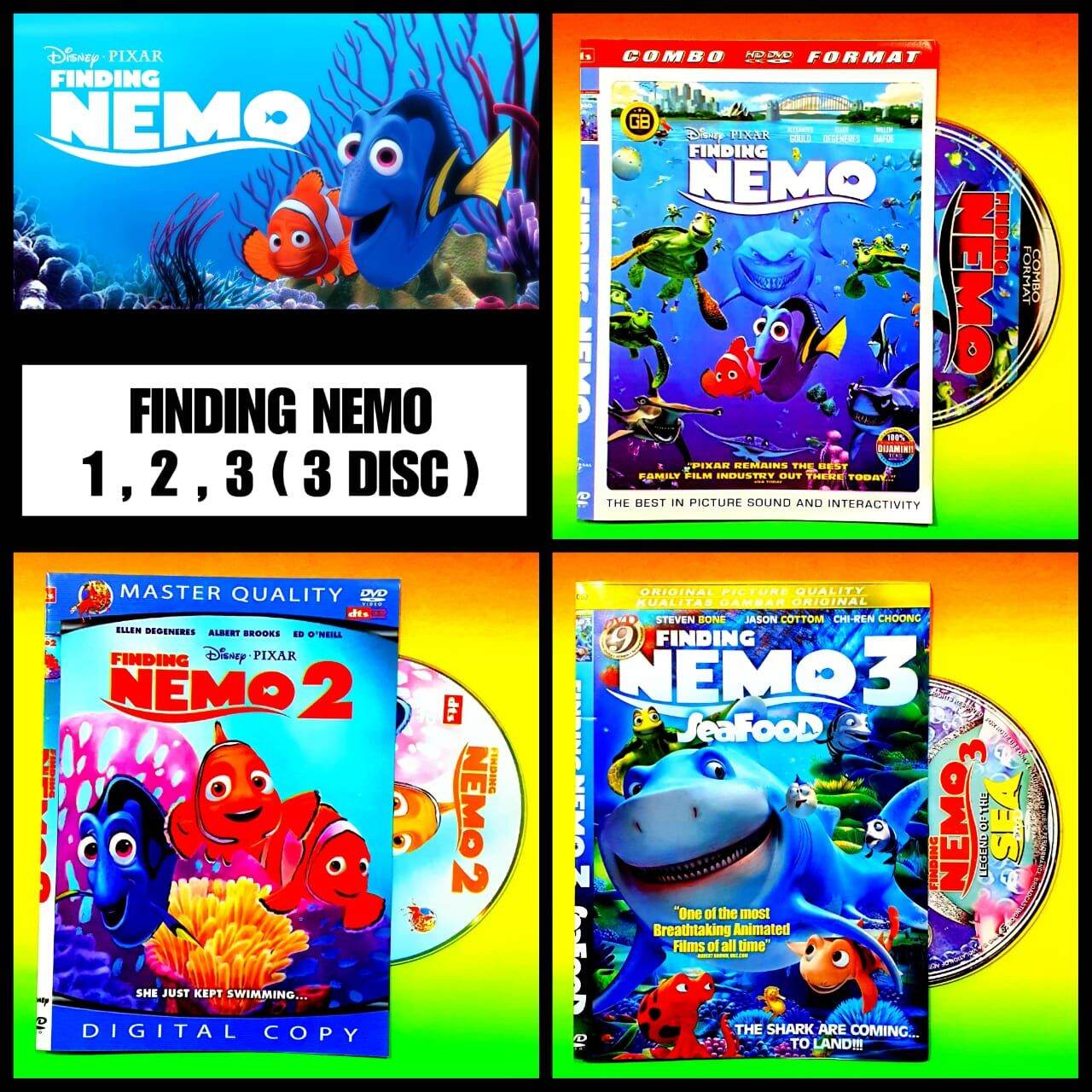 KASET DVD FILM FINDING NEMO-FILM KARTUN DISNEY FINDING NEMO-FILM ANAK ...