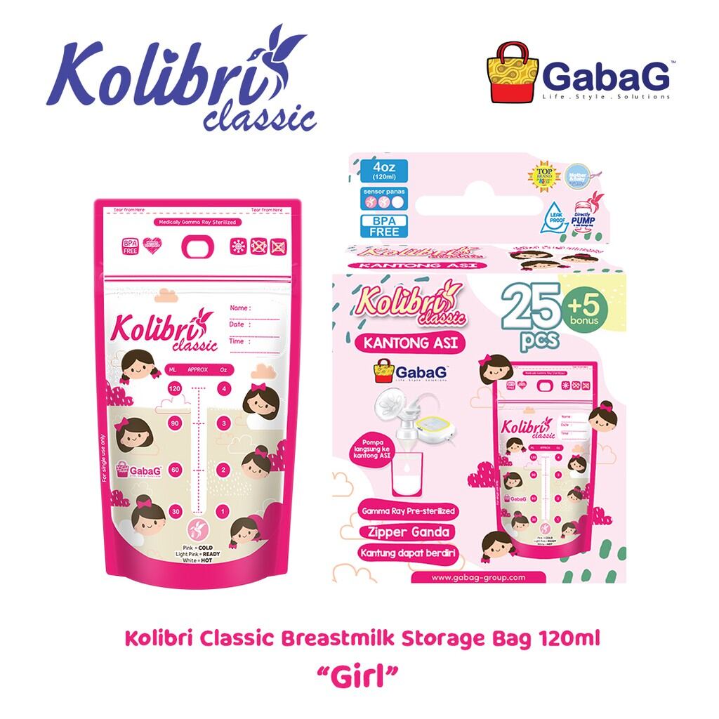 Kantong Asi Gabag 120ml Girl Pink | Lazada Indonesia