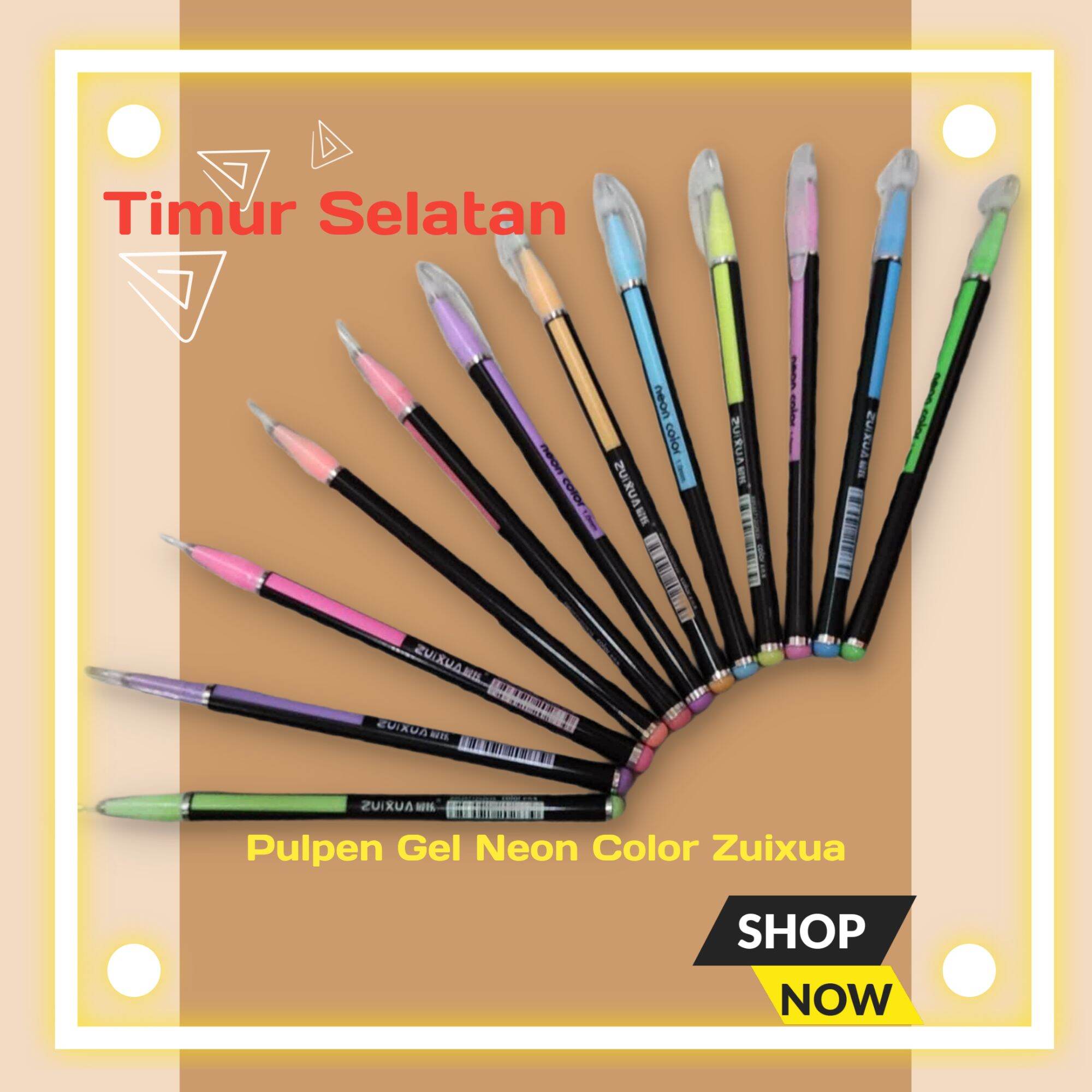 12 warna pulpen neon color/pulpen warna | Lazada Indonesia