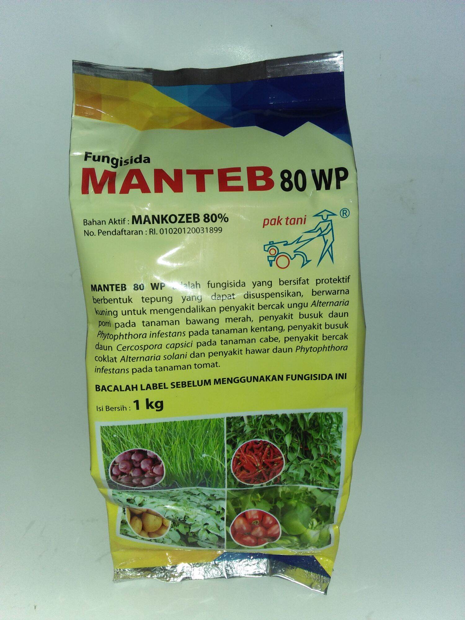 FUNGISIDA MANTEB 80WP mankozeb kuning 1kg | Lazada Indonesia