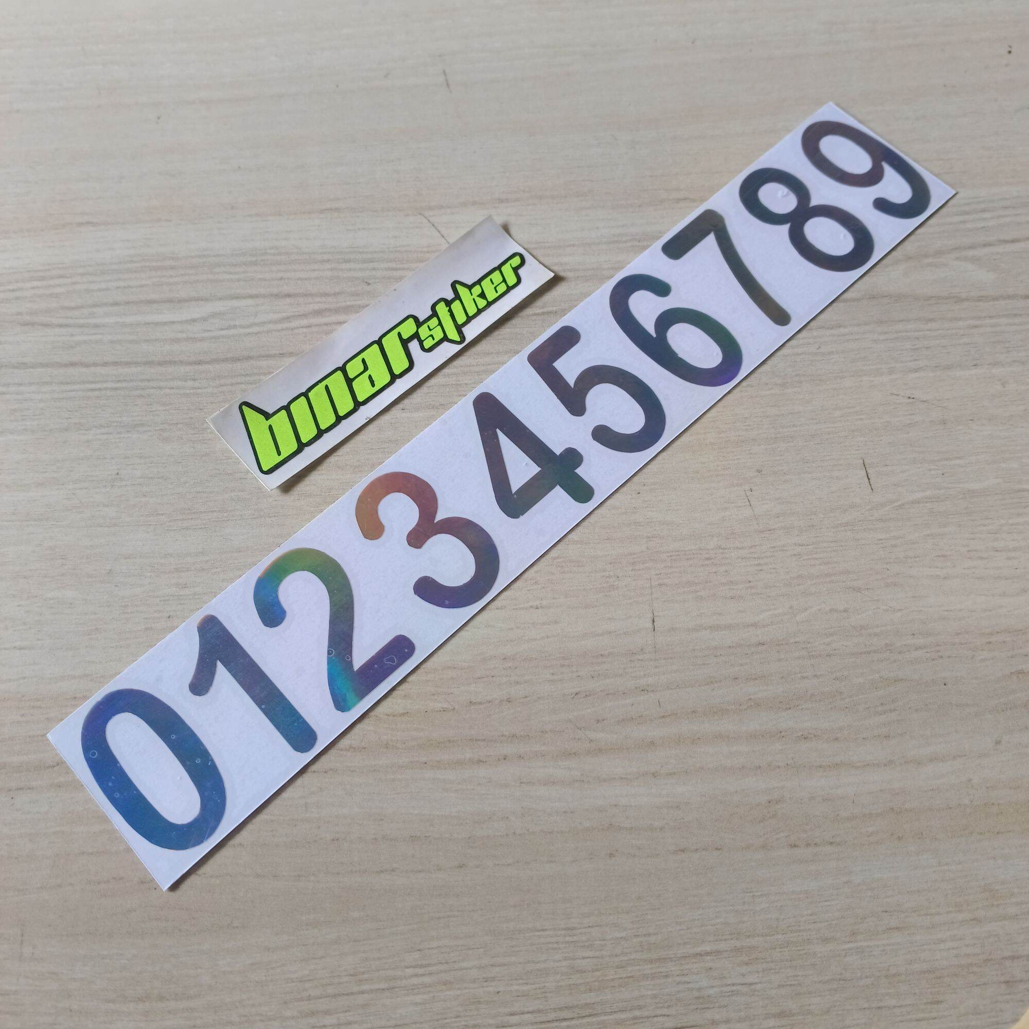 STIKER CUTTING ANGKA | Lazada Indonesia