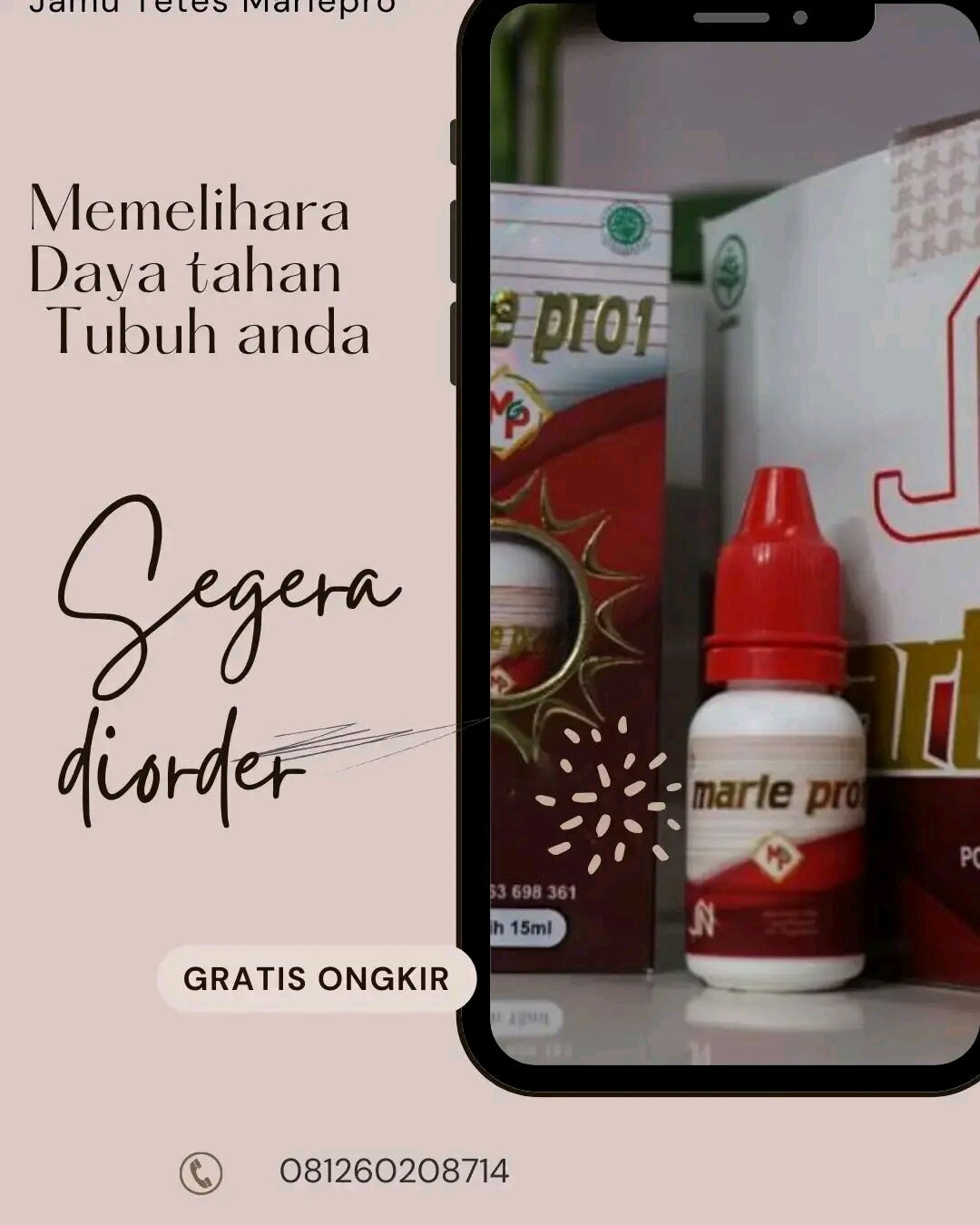 Jamu Tetes Marie Pro 1 Obat Tetes Mariepro Jamu Maripro | Lazada Indonesia